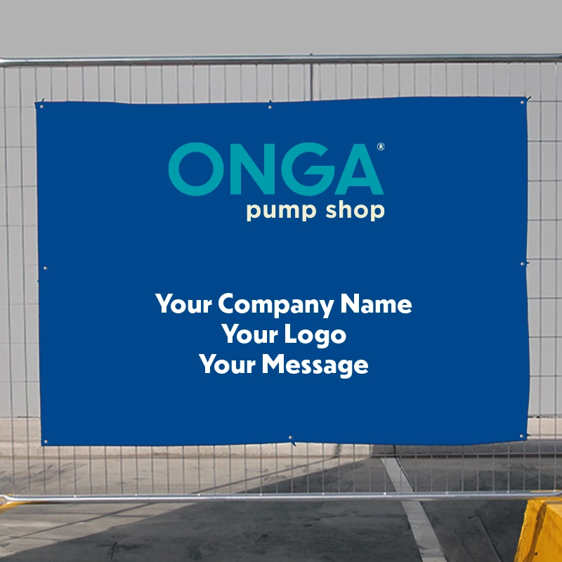Vinyl Banner - Onga Pump Shop